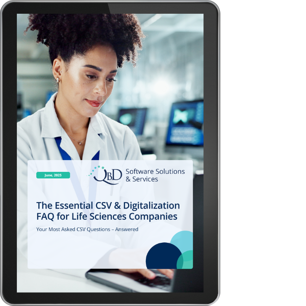 The Essential CSV & Digitalization FAQ | QbD Group Whitepaper